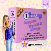 One Year Instagram Bundle - Instant download – Karly Hocking Content ...